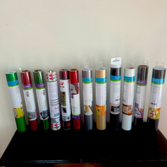 Cricut | Other | Assorted Craft Vinyl Rolls | Poshmark